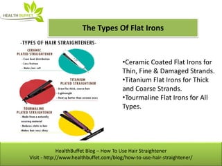 How To Use Hair Straightener | PPTX