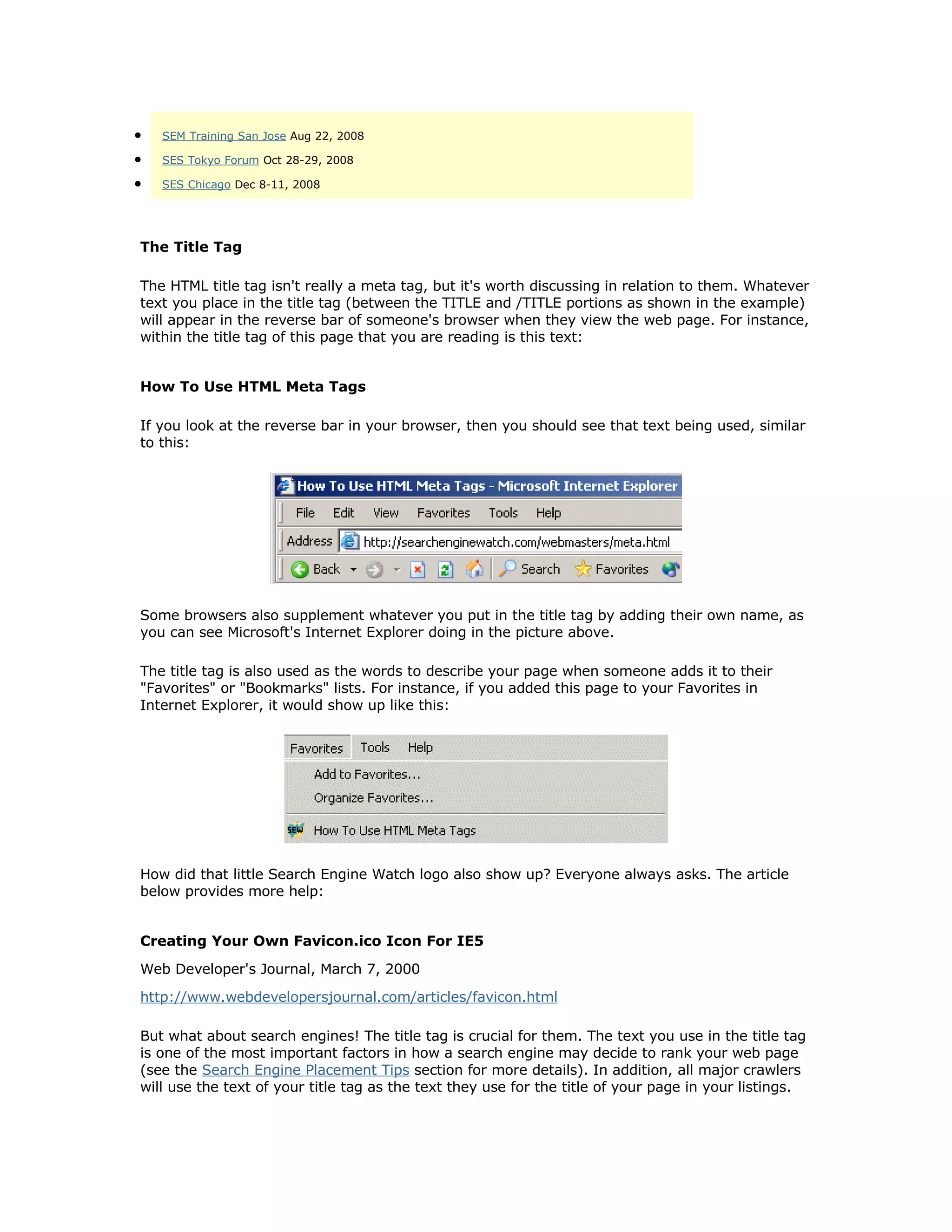 How To Use Html Meta Tags | DOC