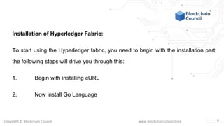 How to use hyperledger fabric for the enterprise | PPT