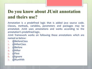 How To Use Ignore Annotation In JUnit | PPTX