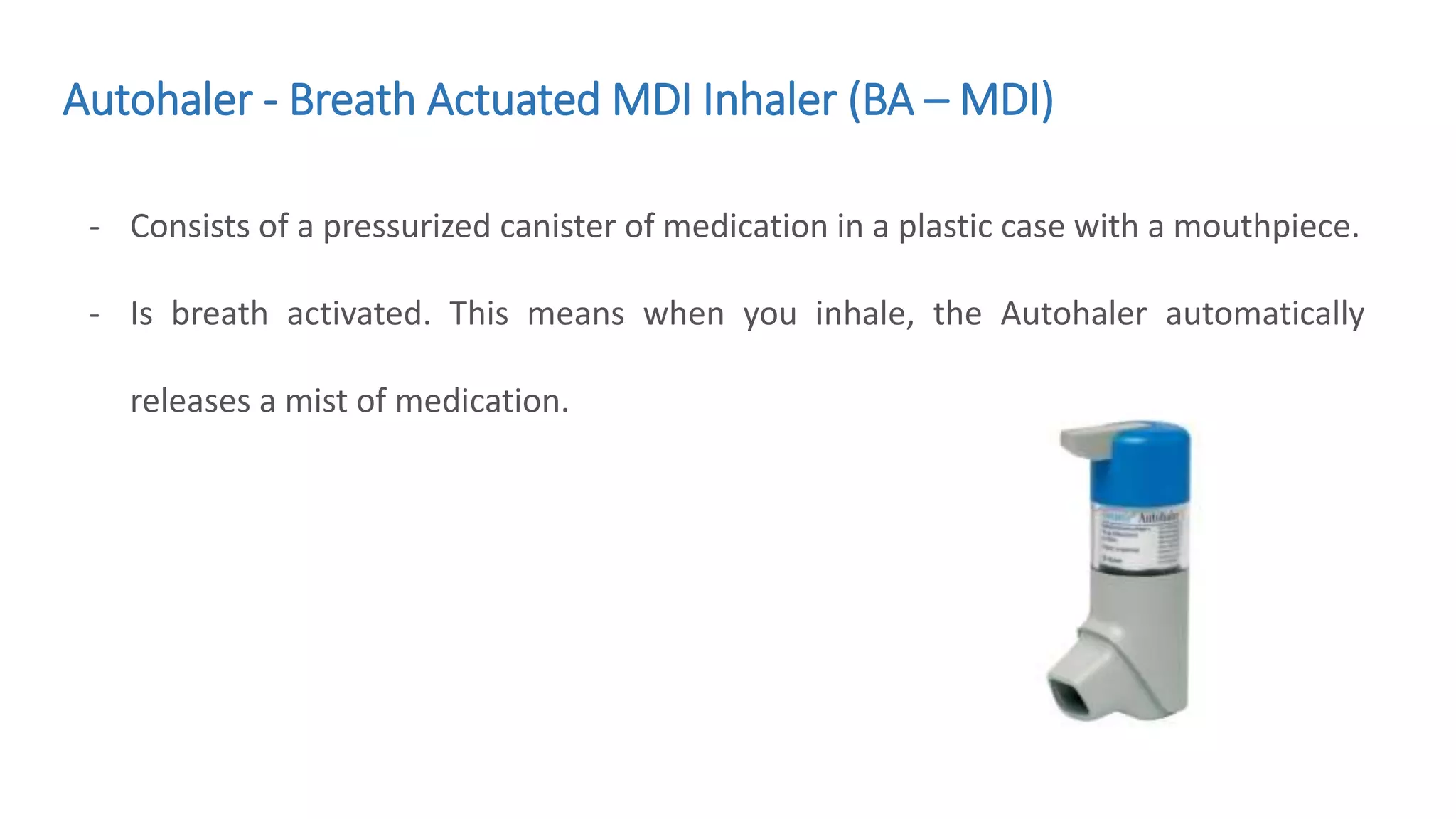 All About Inhalers | PPTX