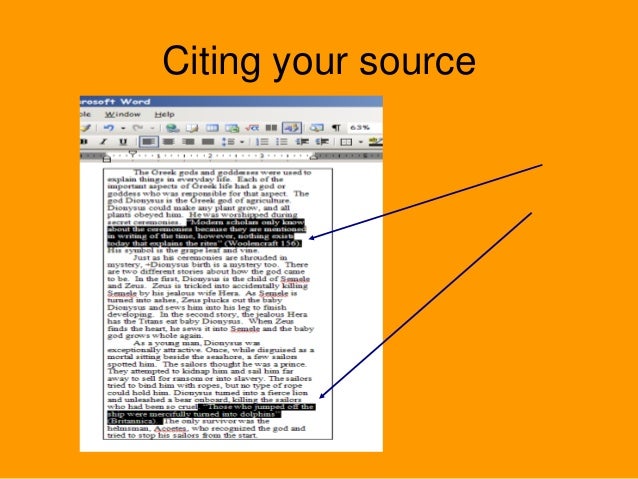 How to use in text citation 2010 2011