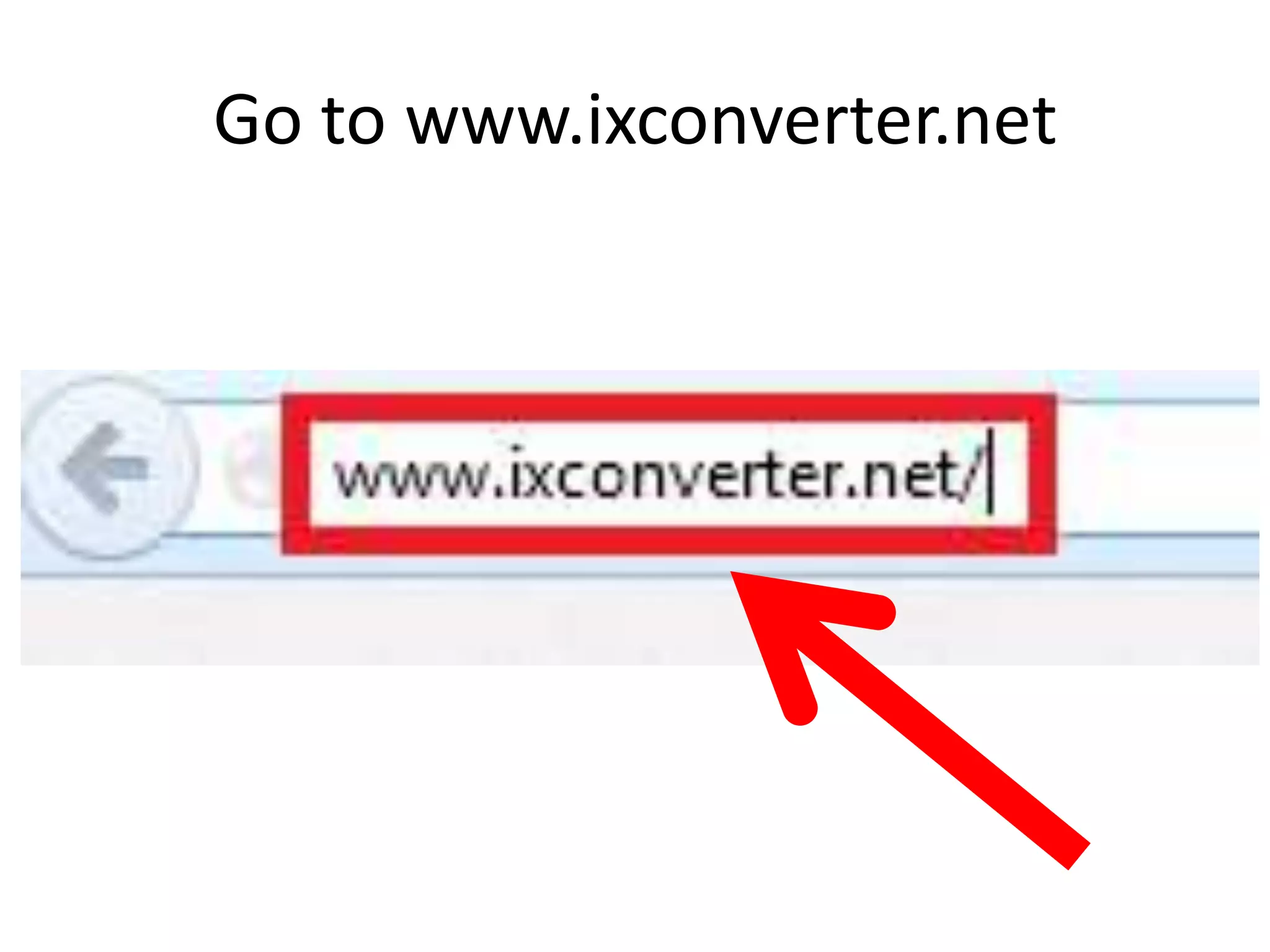 How to use IXCONVERTER