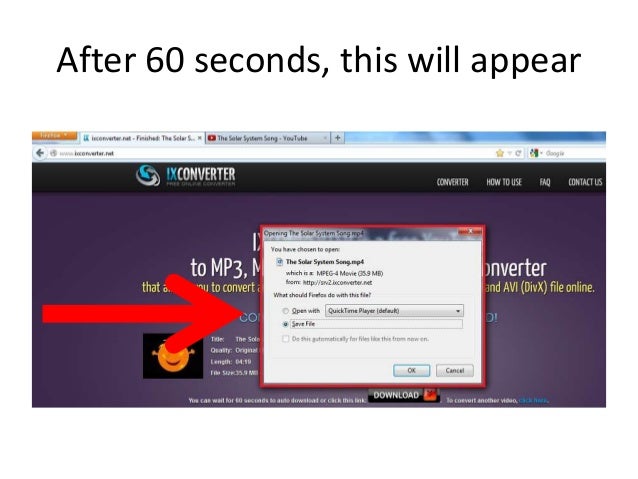 How to use IXCONVERTER