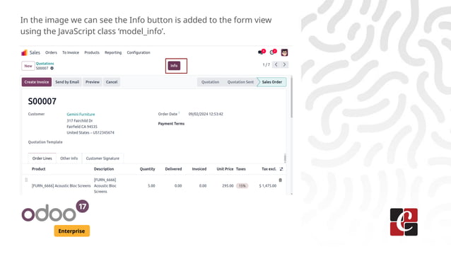 How to Use JS Class in Form Views in Odoo 17 - Odoo 17 Slides | PPT