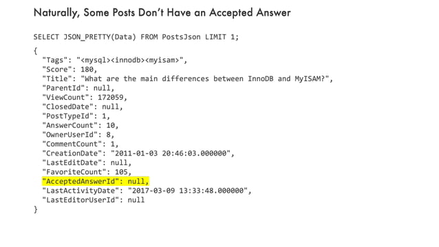 How To Use Json In Mysql Wrong Ppt