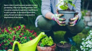 How to use leisure time effectively | PPTX
