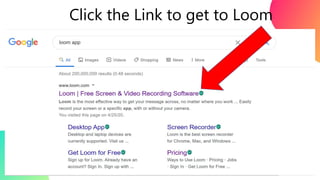 How to Use Loom | PPTX