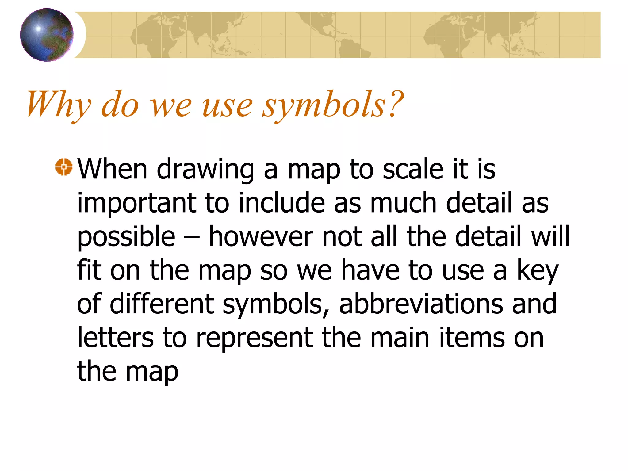 How to use map symbols | PPT