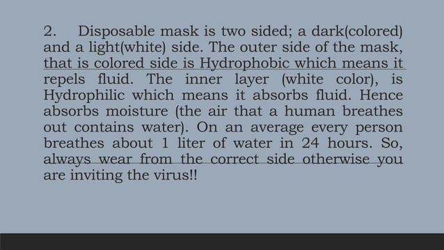 How to use mask | PPT