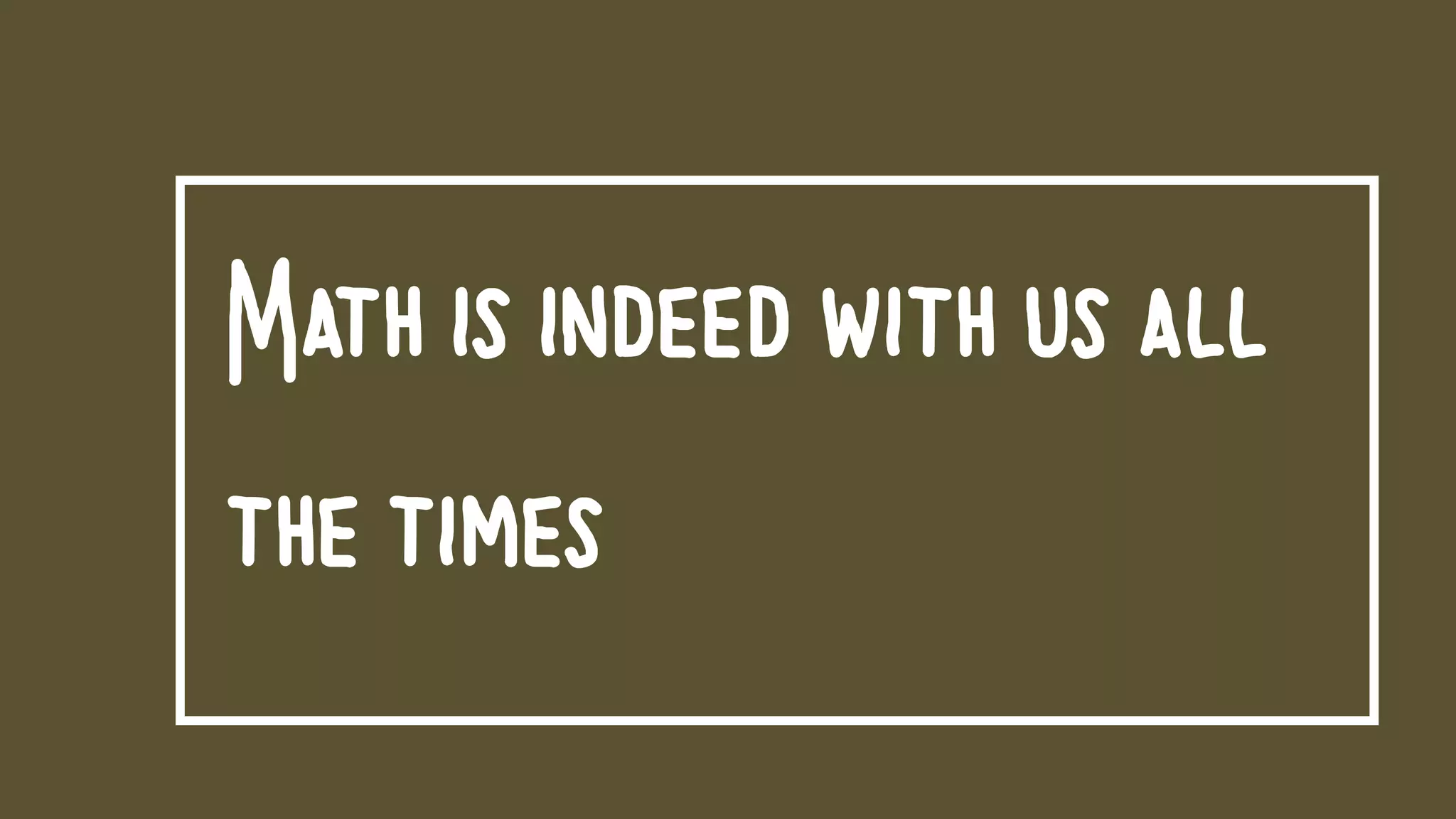 Why do we study Math? | PDF