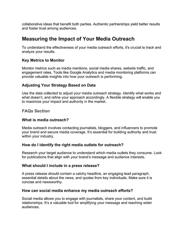 How to Use Media Outreach Methods to Impact Authority.docx