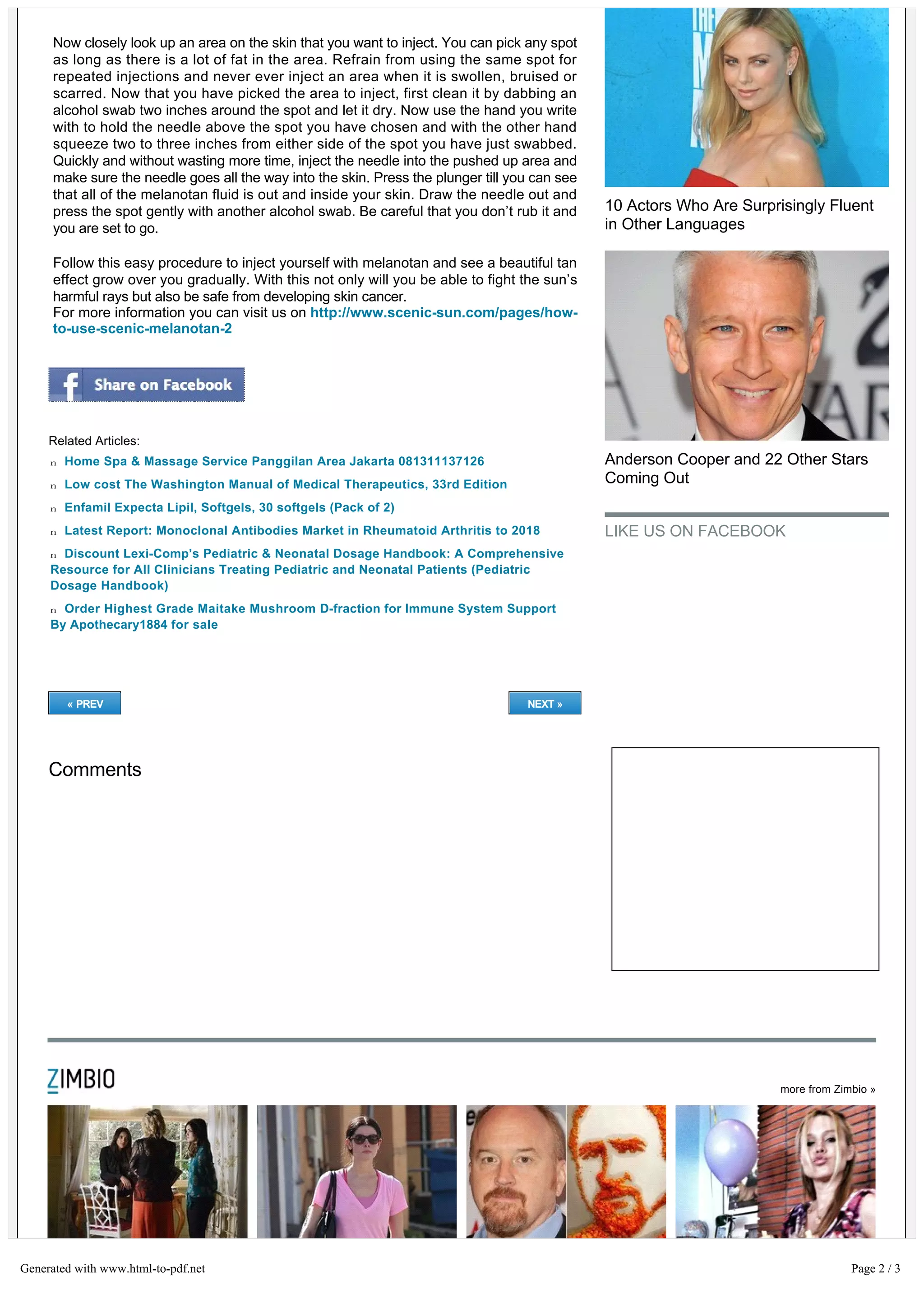 How to use melanotan tanning injection | PDF