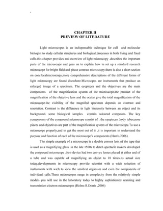 How To Use Microscope Basic Biology Unm Doc