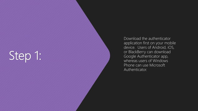 How to use microsoft authenticator app | PPTX