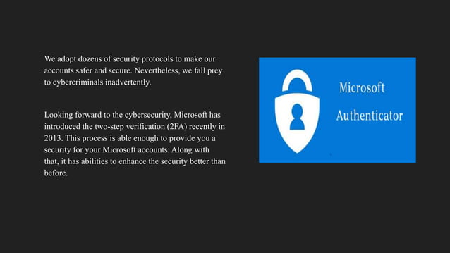 How to use microsoft authenticator app | PPTX