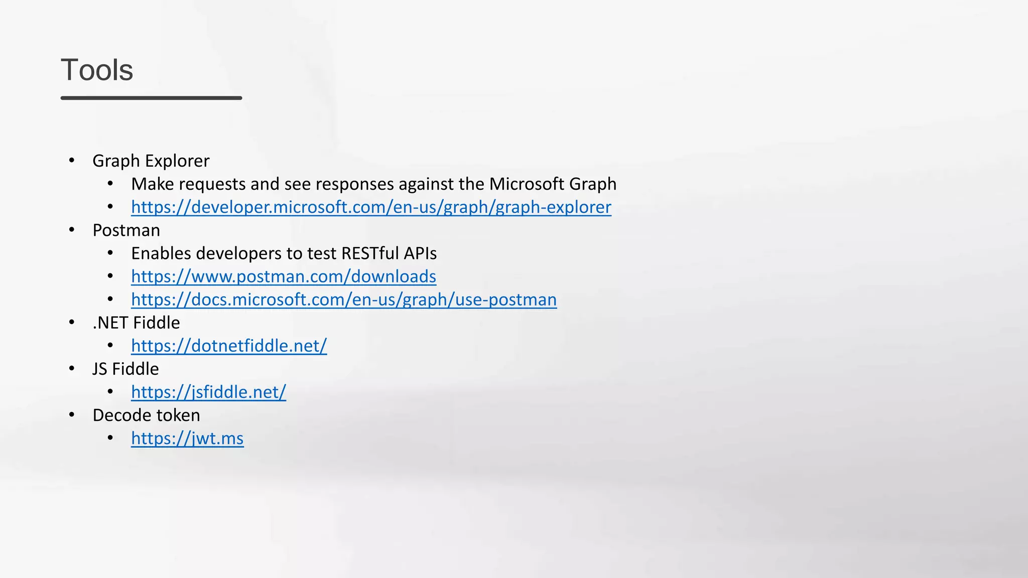 How to use Microsoft Graph in your applications | PPT | Free Download