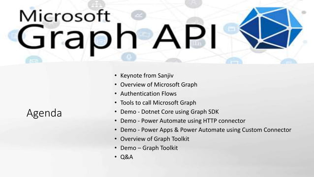 How to use Microsoft Graph in your applications | PPT