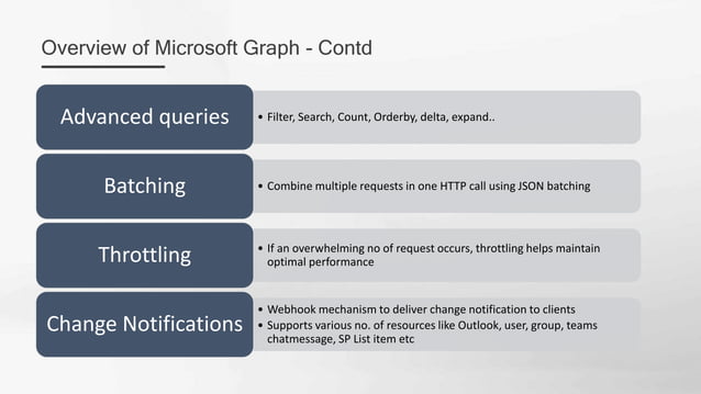 How to use Microsoft Graph in your applications | PPT | Free Download