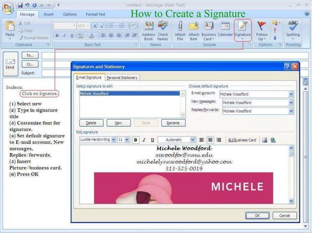 How_To_Use_Microsoft_Outlook.pptx | Email | Internet