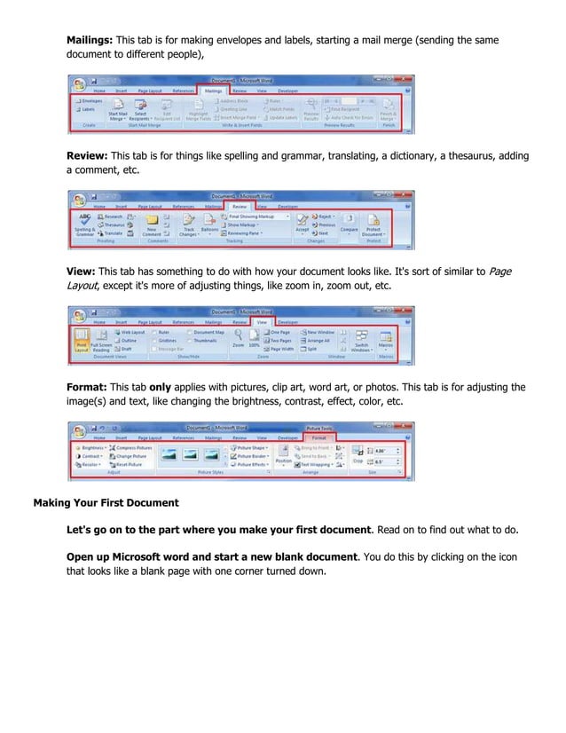 How to use microsoft word | DOCX
