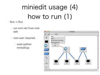 How to use miniedit | PDF
