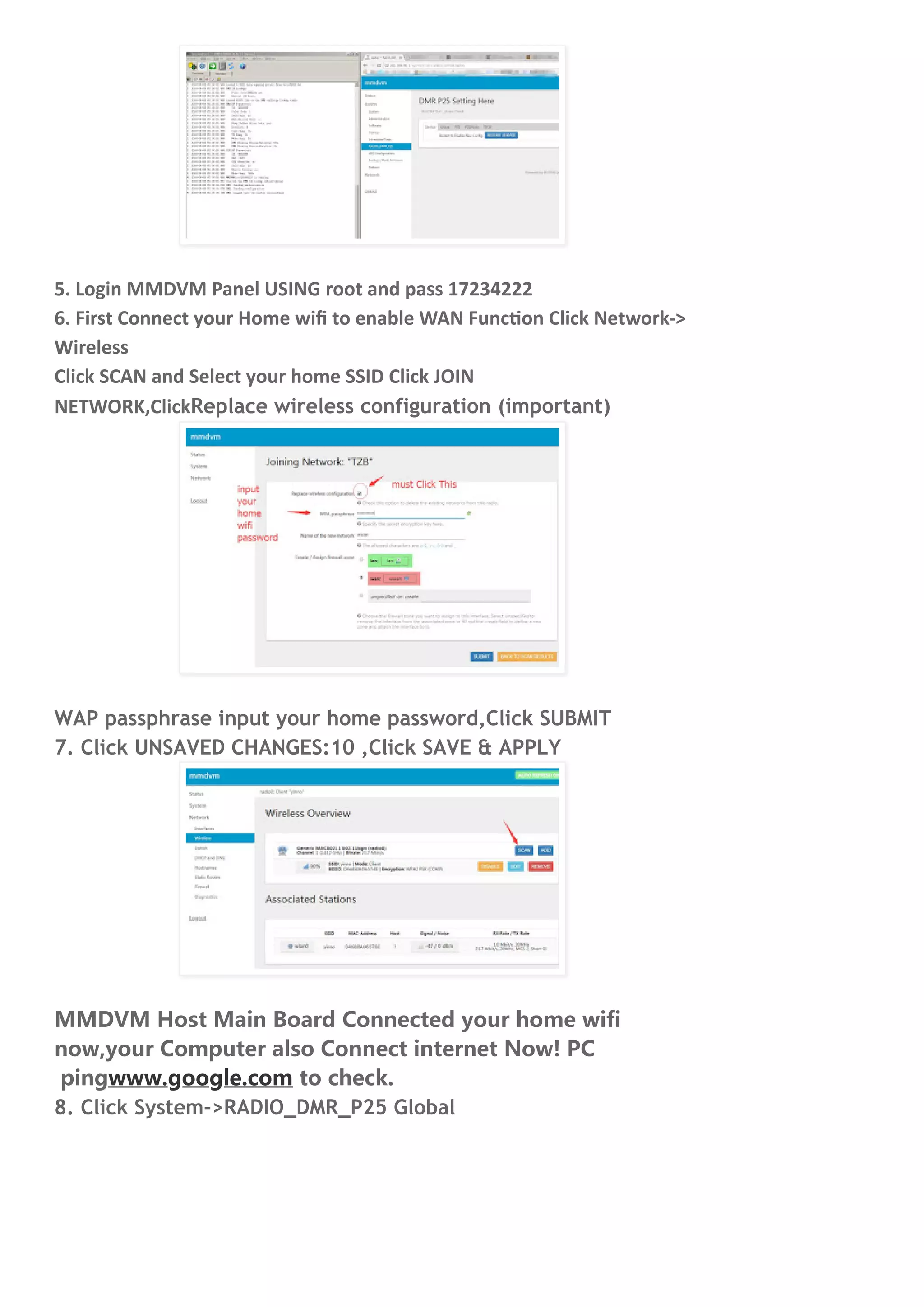 How to use mmdvm host wif main board | PDF