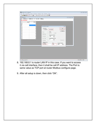 How to use Modbus of E-Lins Series Router? | E-Lins Technology | PDF