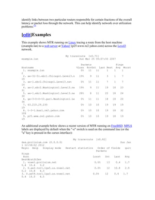 How to use mtr 2 | PDF