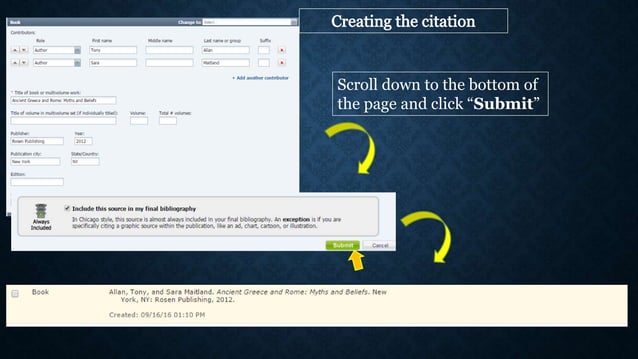 How to use NoodleTools | PPT