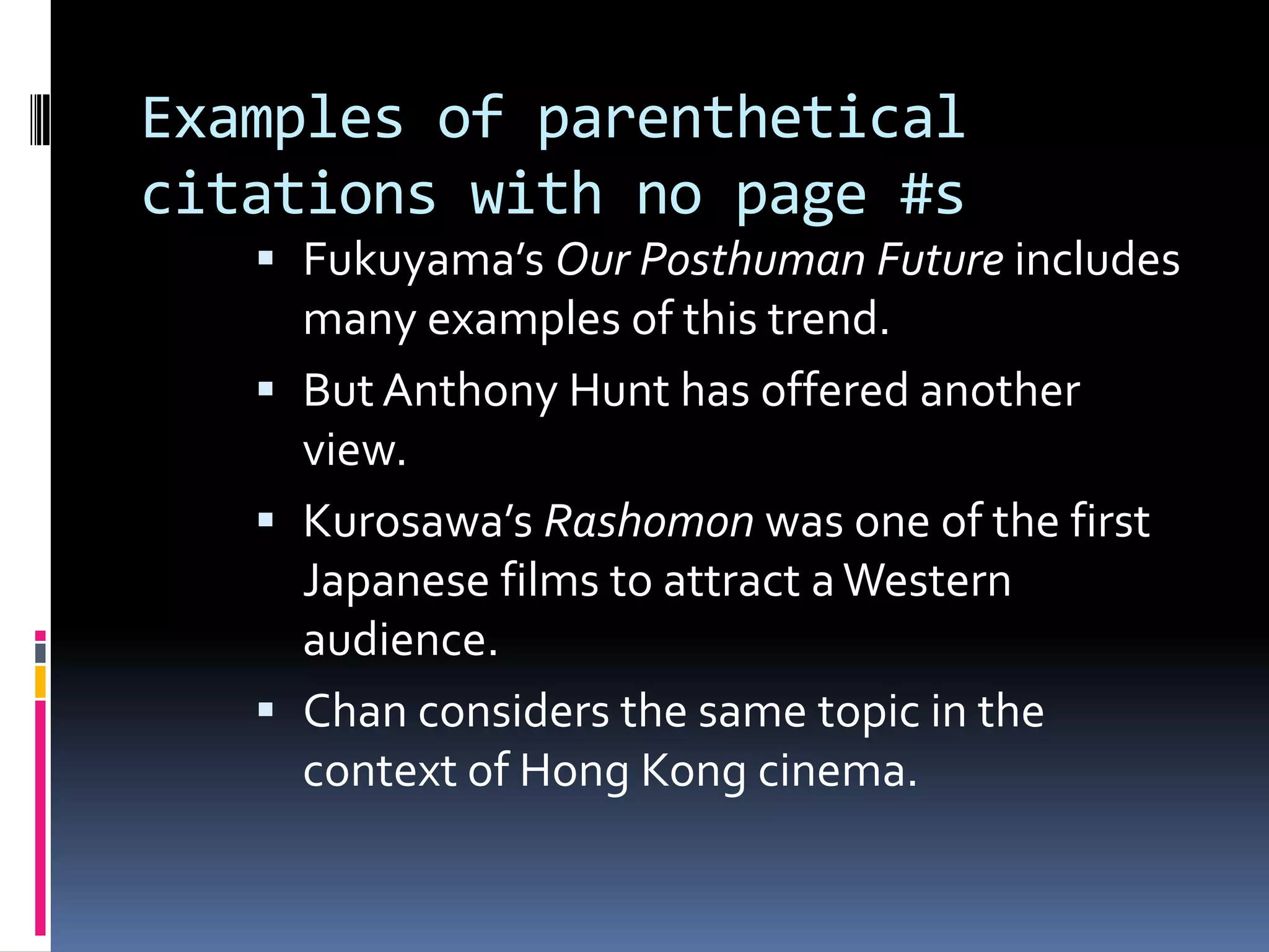 How To Use Outside Sources | PPTX