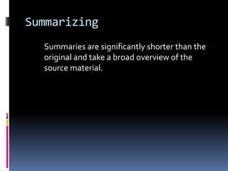 How To Use Outside Sources | PPTX