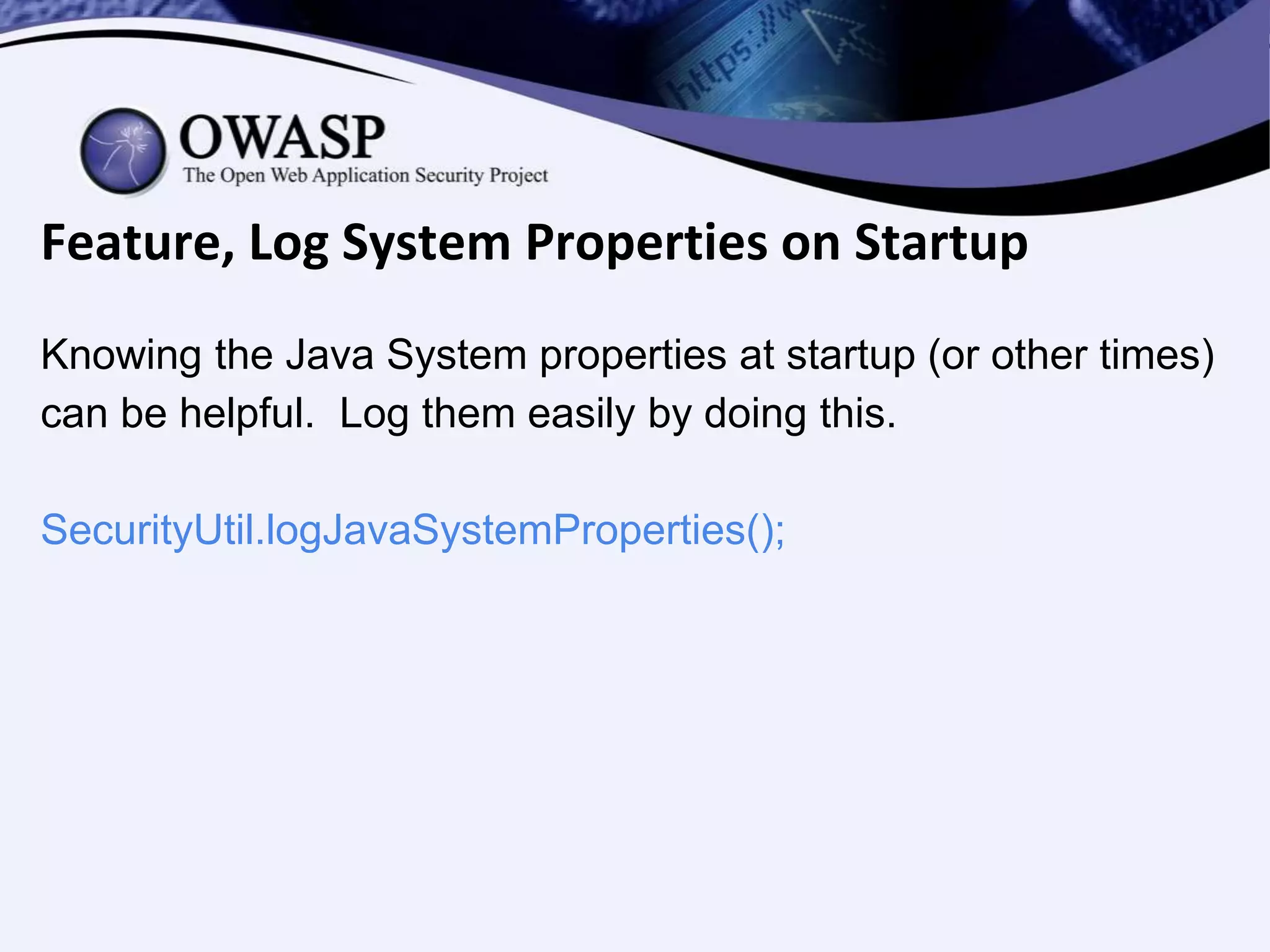 How to Use OWASP Security Logging | PPT