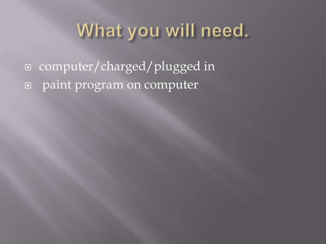 How to use paint! | PPT