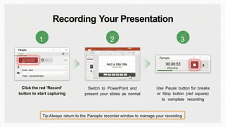 How to Use Panopto with PowerPoint: Setup, Recording & Troubleshooting ...