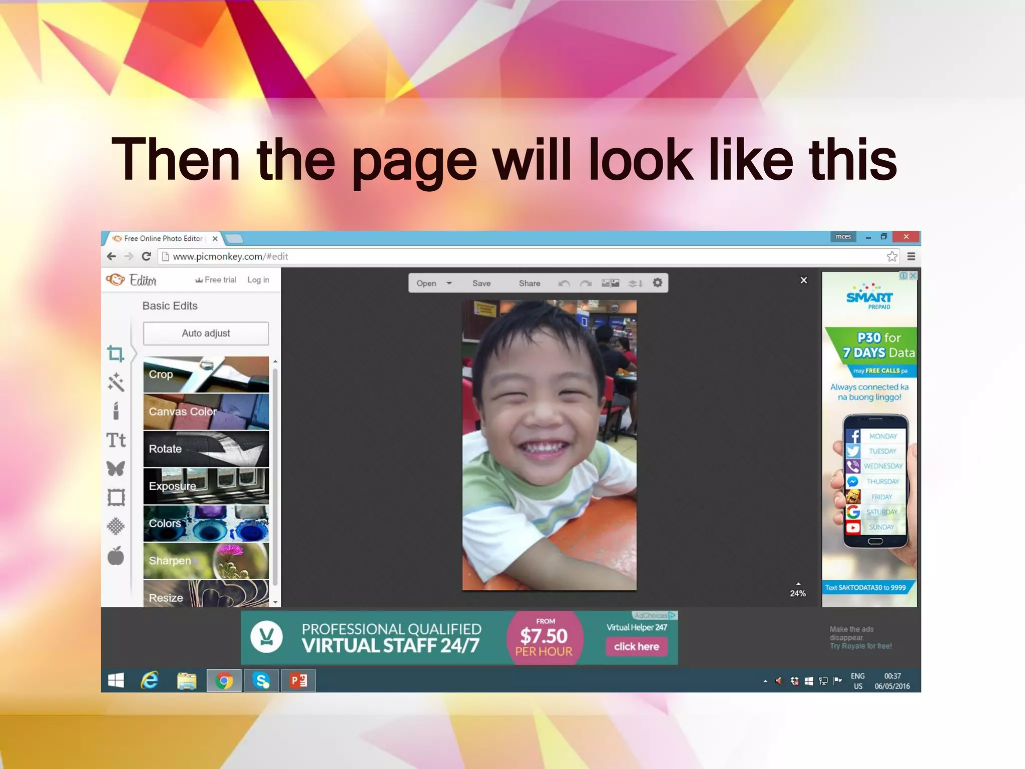 Guide on How to Use Picmonkey | PPT
