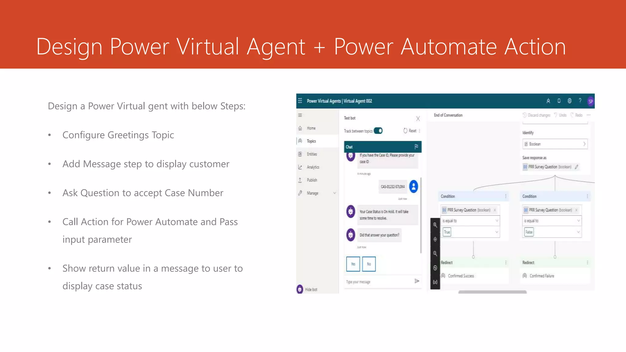 How to use power automate in power virtual agent | PPT