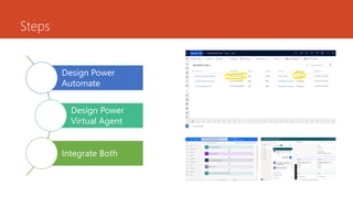 How to use power automate in power virtual agent | PPT