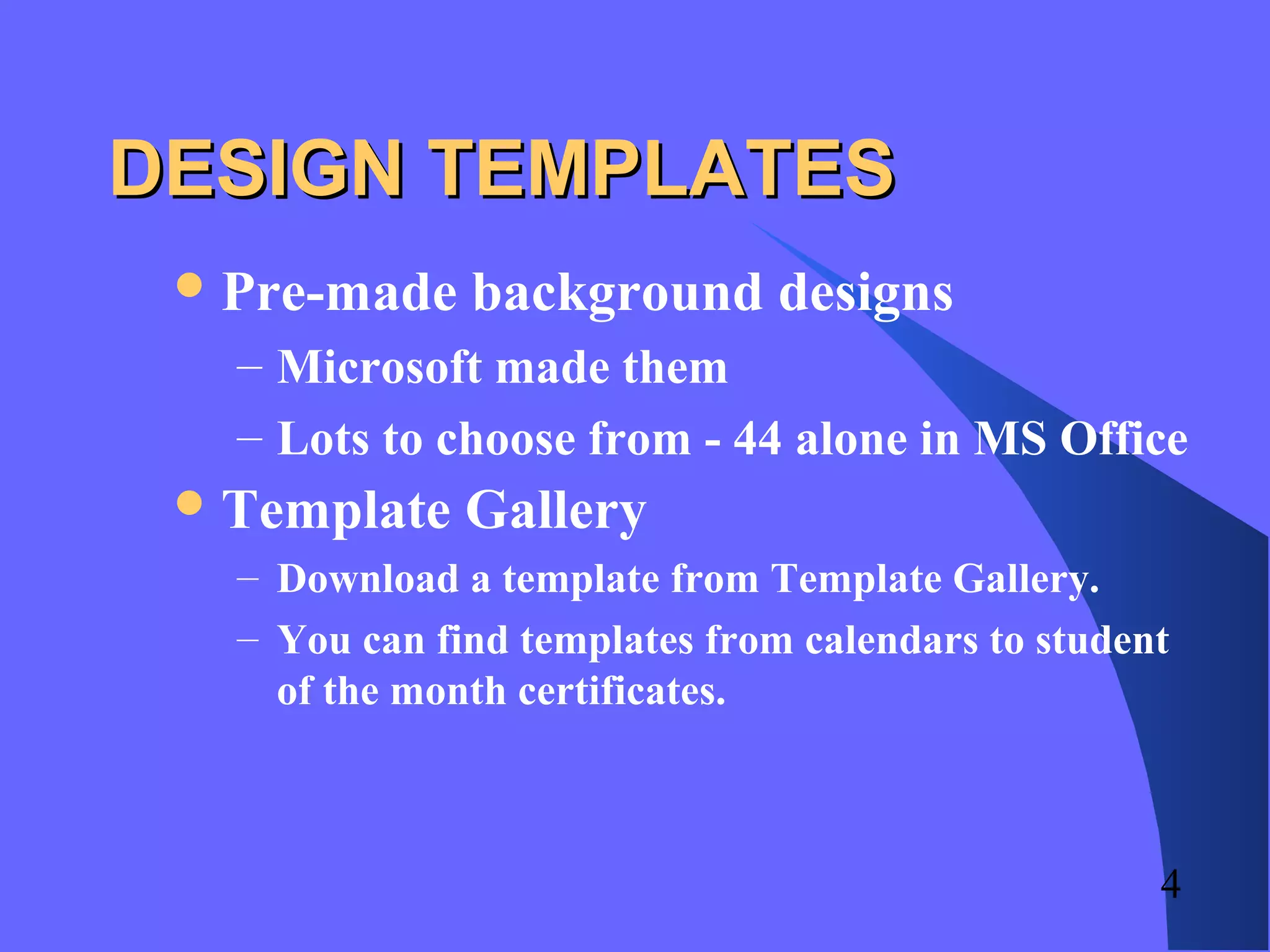 OAS presentation tools | PPT