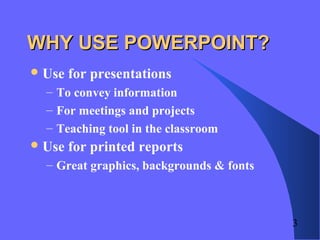 OAS presentation tools | PPT