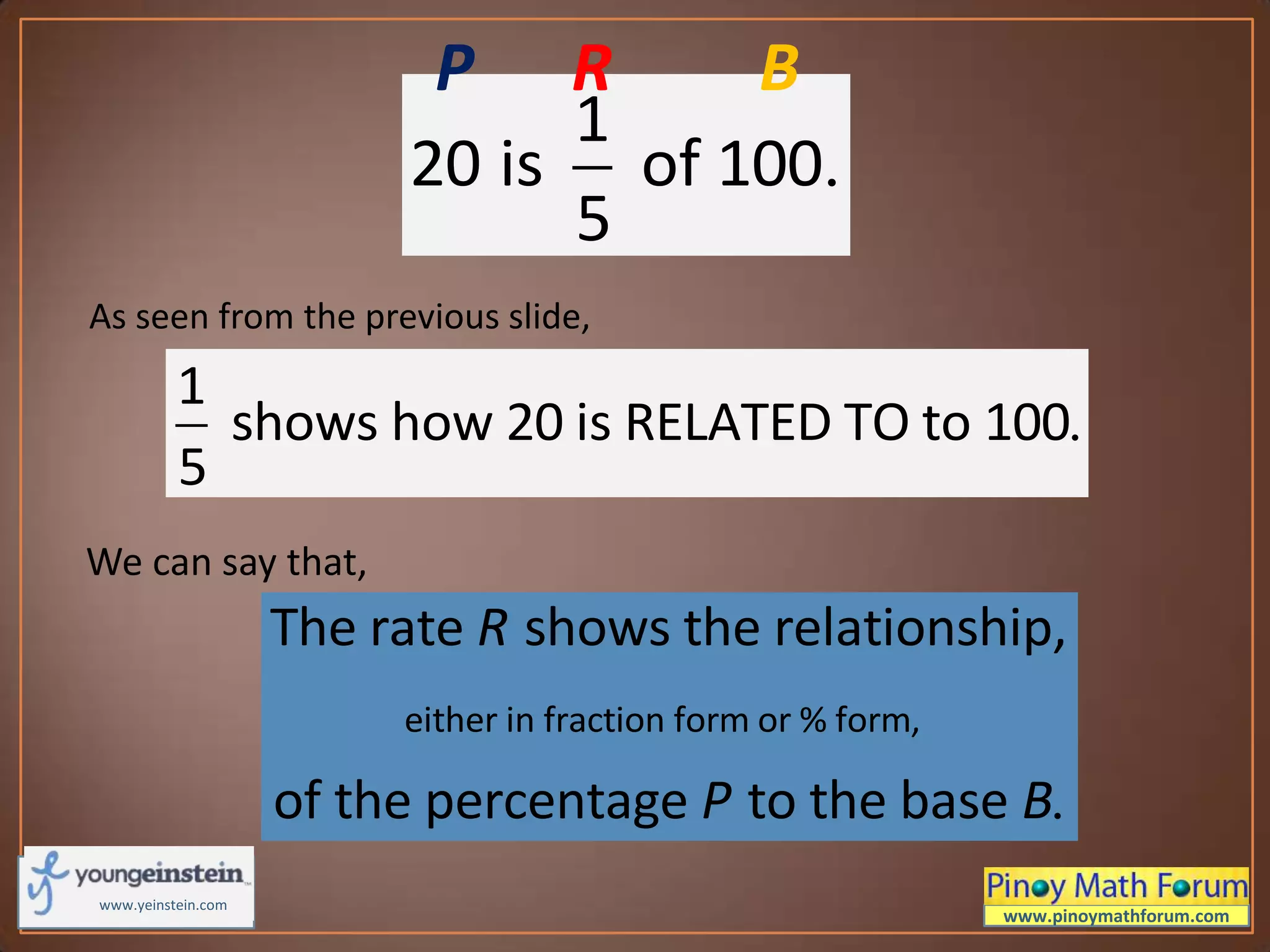 How to Use Percentage - Rate - Base (PRB) and Translation in Solving ...