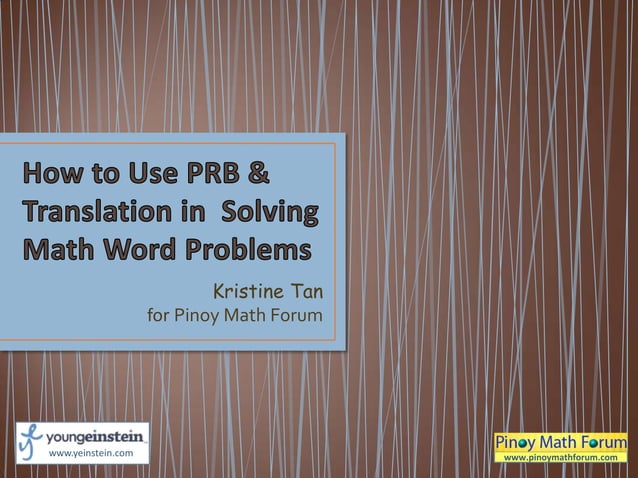How to Use Percentage - Rate - Base (PRB) and Translation in Solving ...