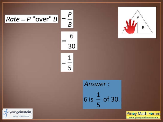 How to Use Percentage - Rate - Base (PRB) and Translation in Solving ...
