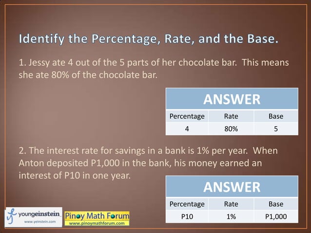 How to Use Percentage - Rate - Base (PRB) and Translation in Solving ...