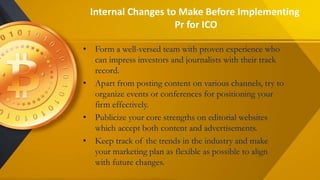 How to use press release to promote your ico | PPT