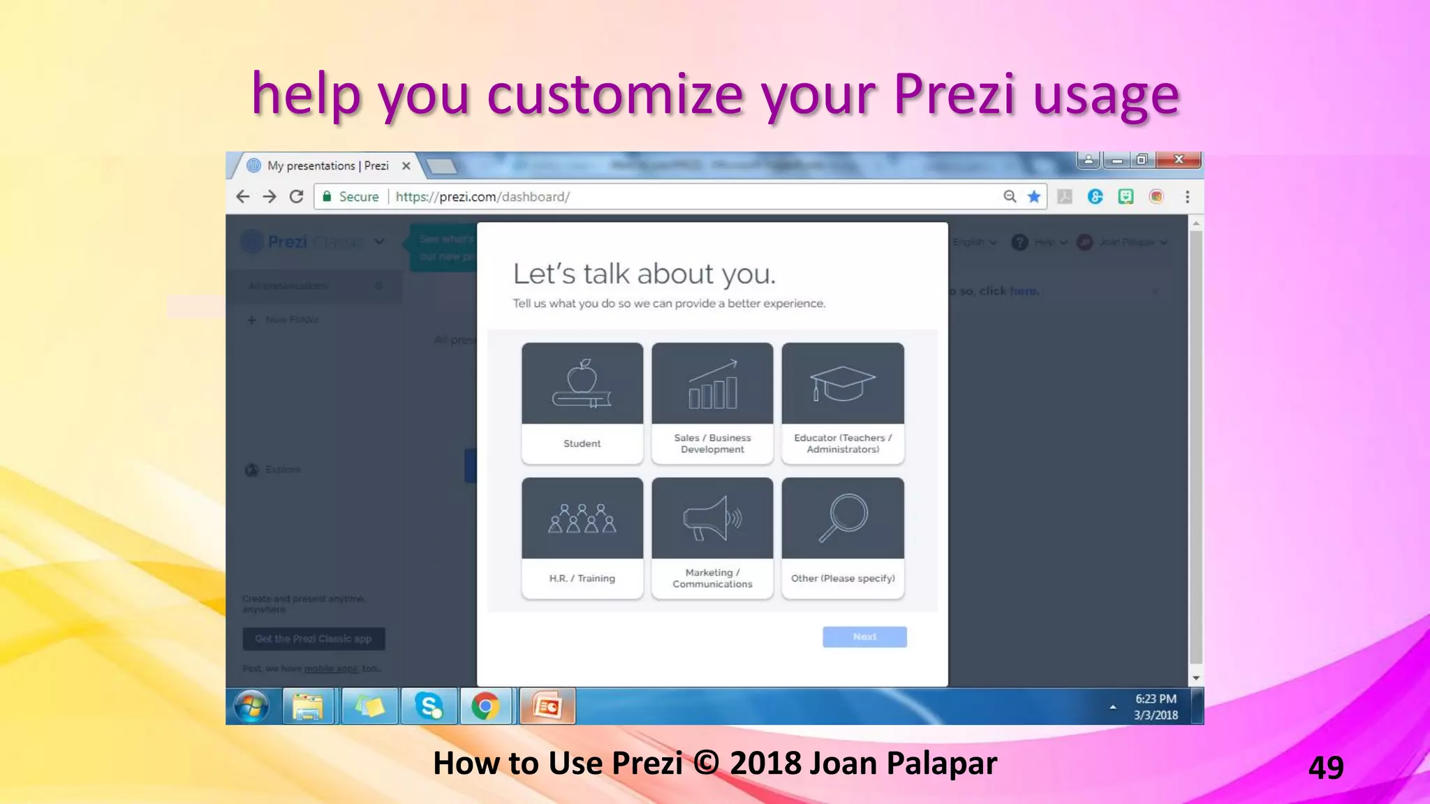 How to use Prezi | PDF