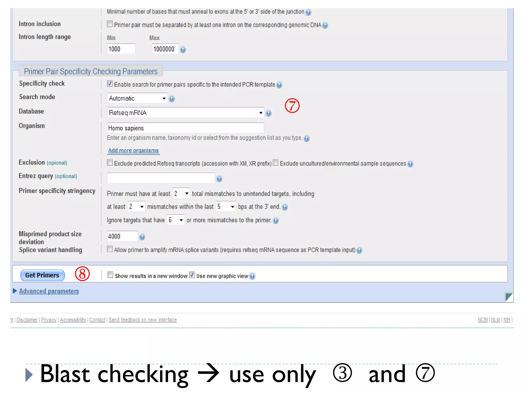 How to use primer blast for checking primer specificity | PDF
