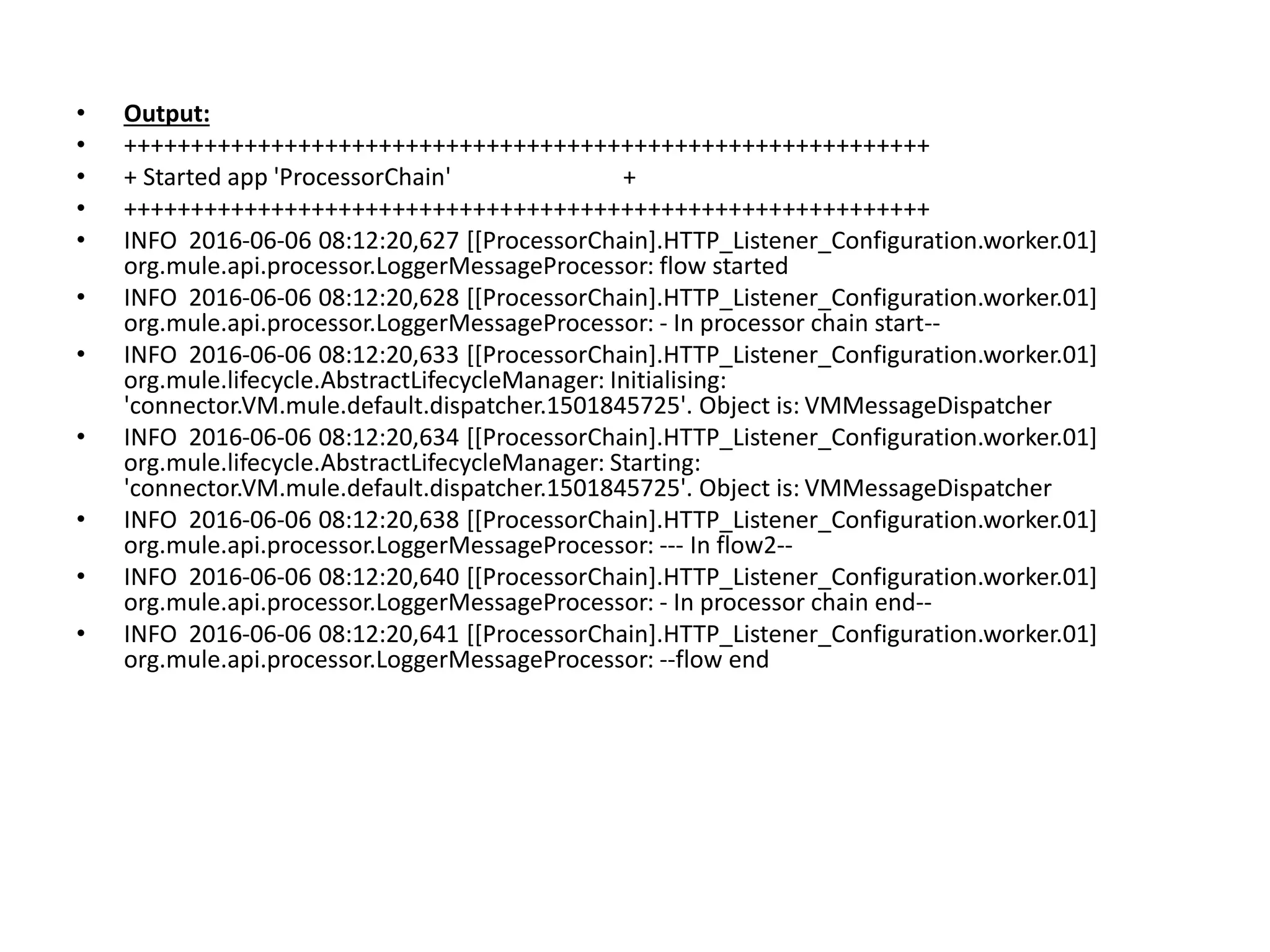 How to use processor chain | PPT