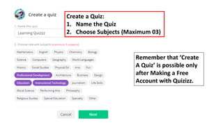 How to Use Quizizz for Online Learning and Assessment | PPSX
