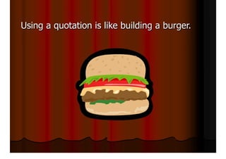 How To Use Quotations Effectively. | PPT